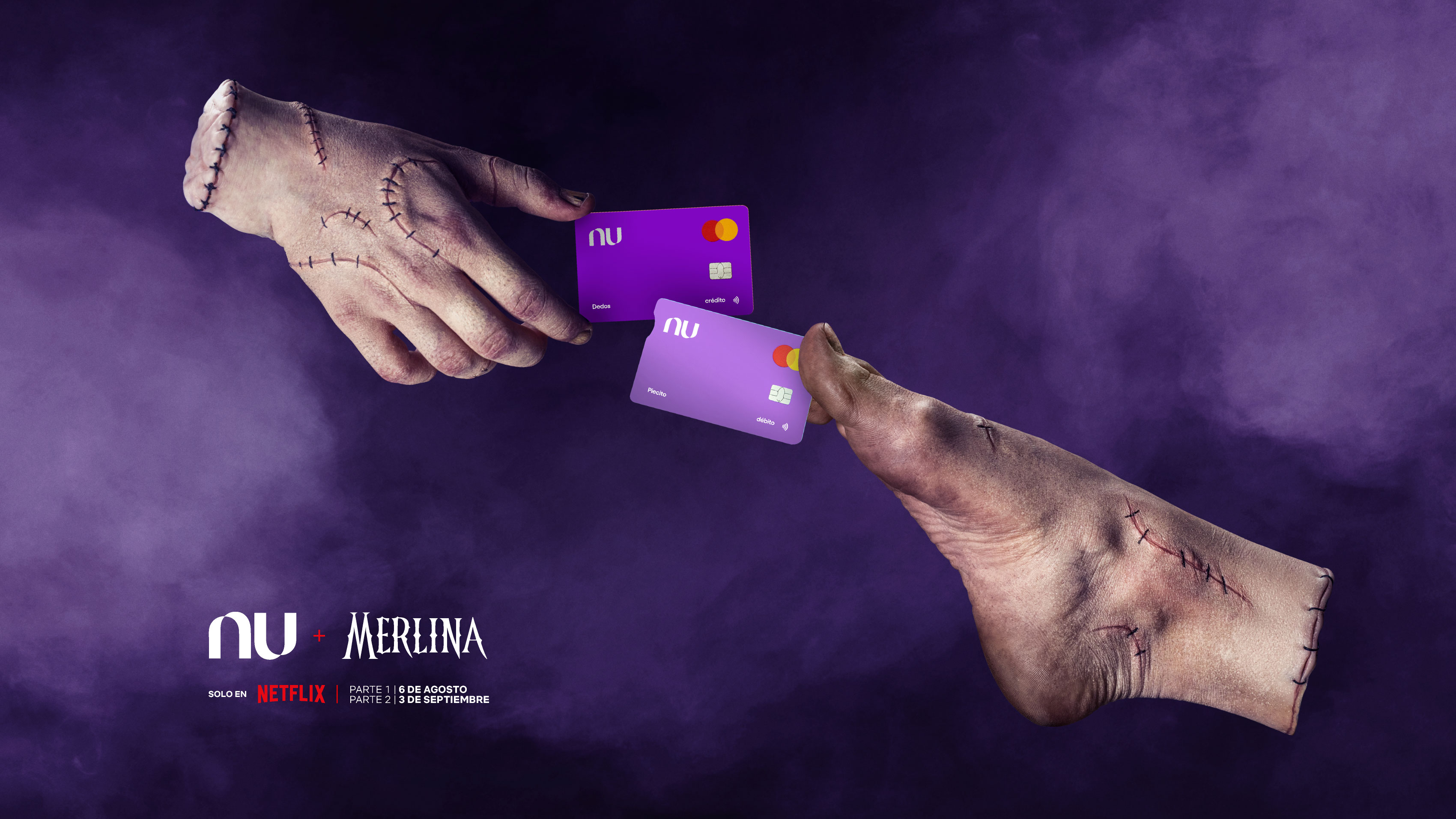 Nubank launches campaign inspired by Netflix series Wednesday, showing ...