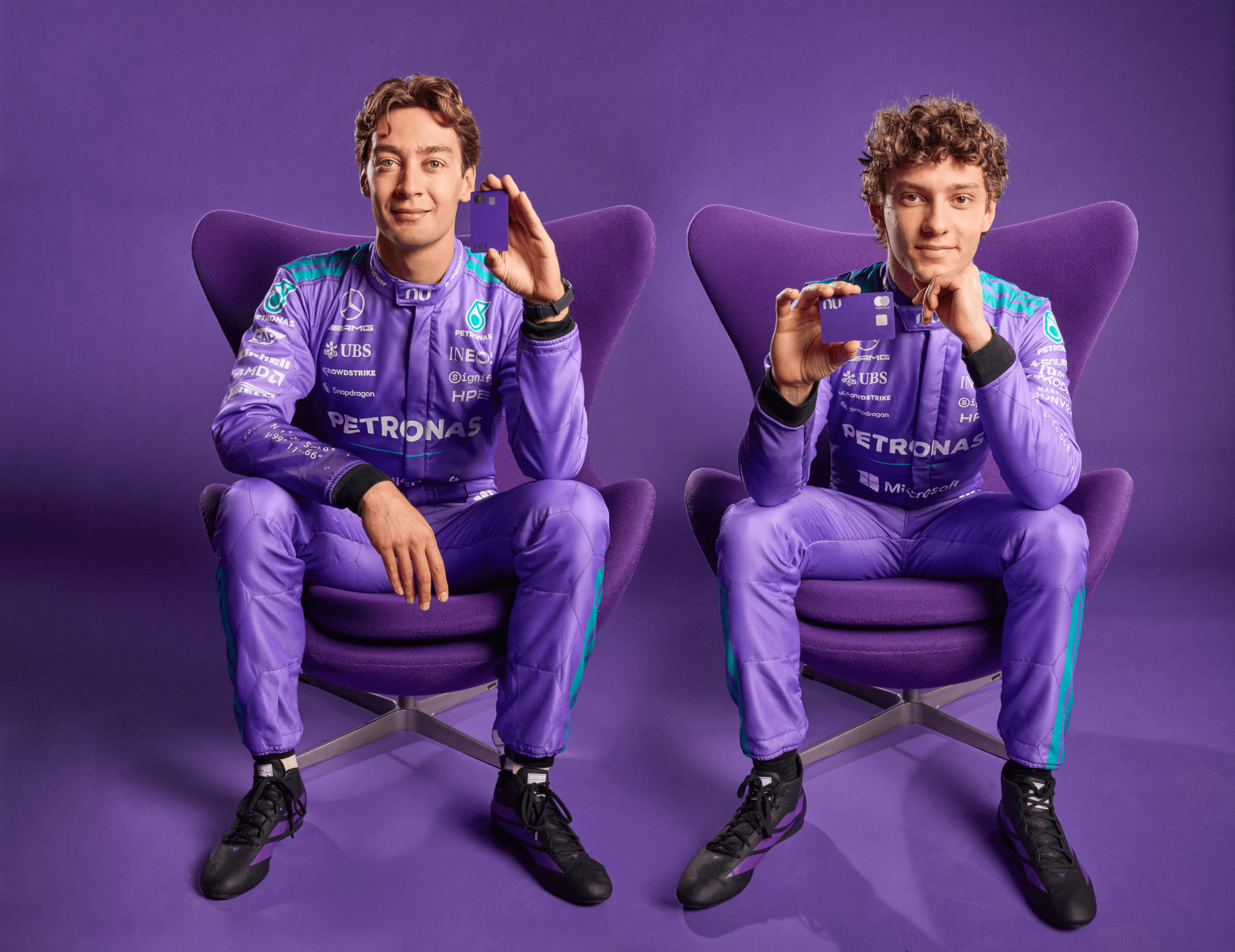 Nu and Mercedes-AMG PETRONAS F1 Team Unveil One-of-a-Kind Race Suits